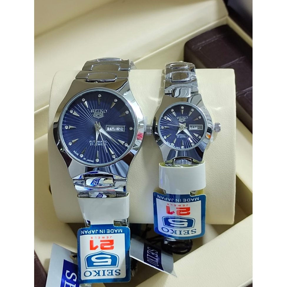 NEW WATCH SEIKO 5 DAYDATE COUPLE SET | Shopee Malaysia