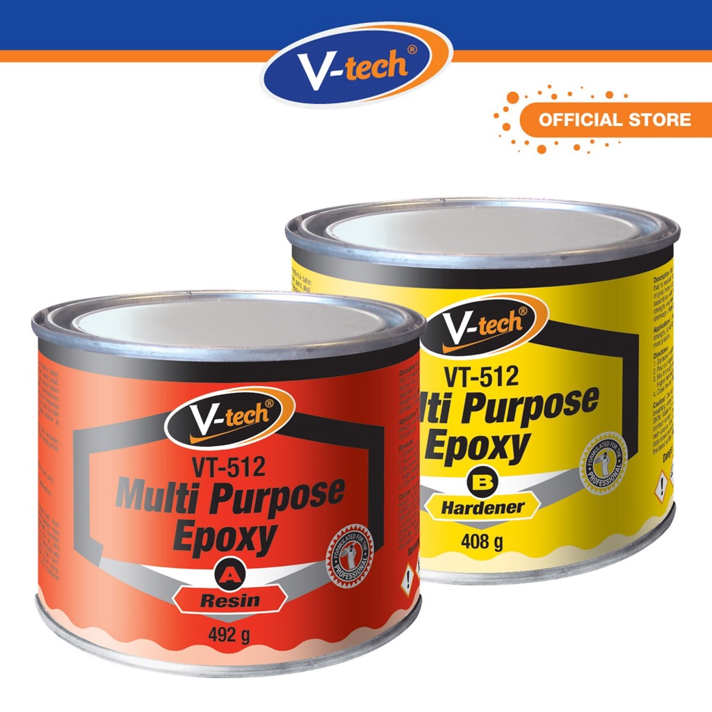 V-tech VT-512 Multi Purpose Epoxy (Yellowish)(900g)(East Malaysia pls ...