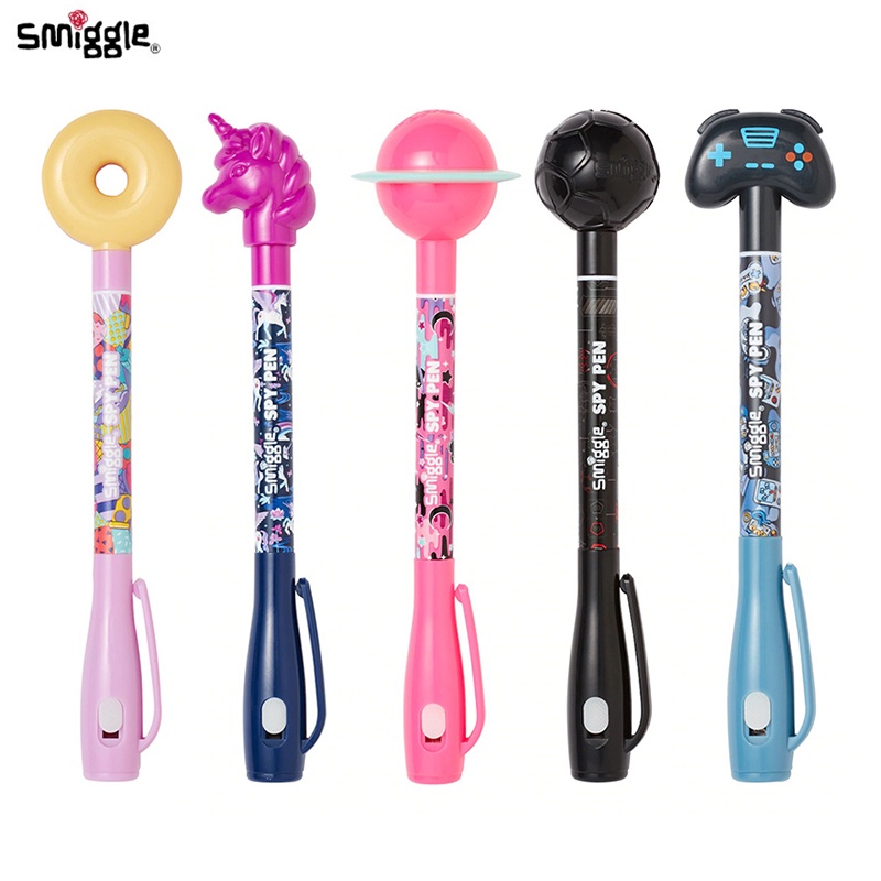 Smiggle Ballpen LED detective pen Children's student Highlighter gift ...