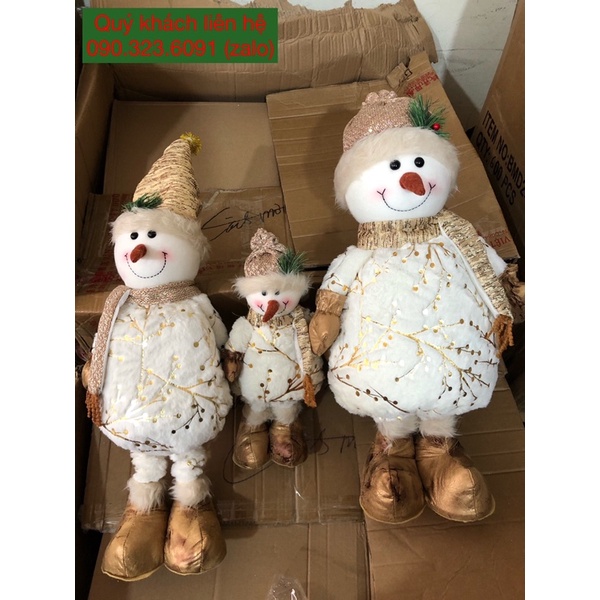 Snowman with plastic frame and long legs, very beautiful Christmas ...
