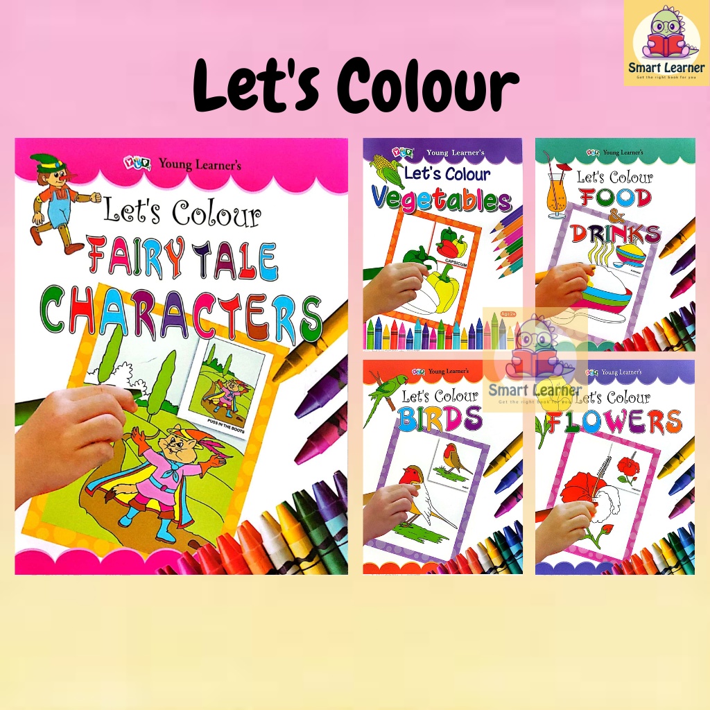 [SB] Let's Colour Animal Alphabet Flowers Toys Vehicles Fairy tale ...
