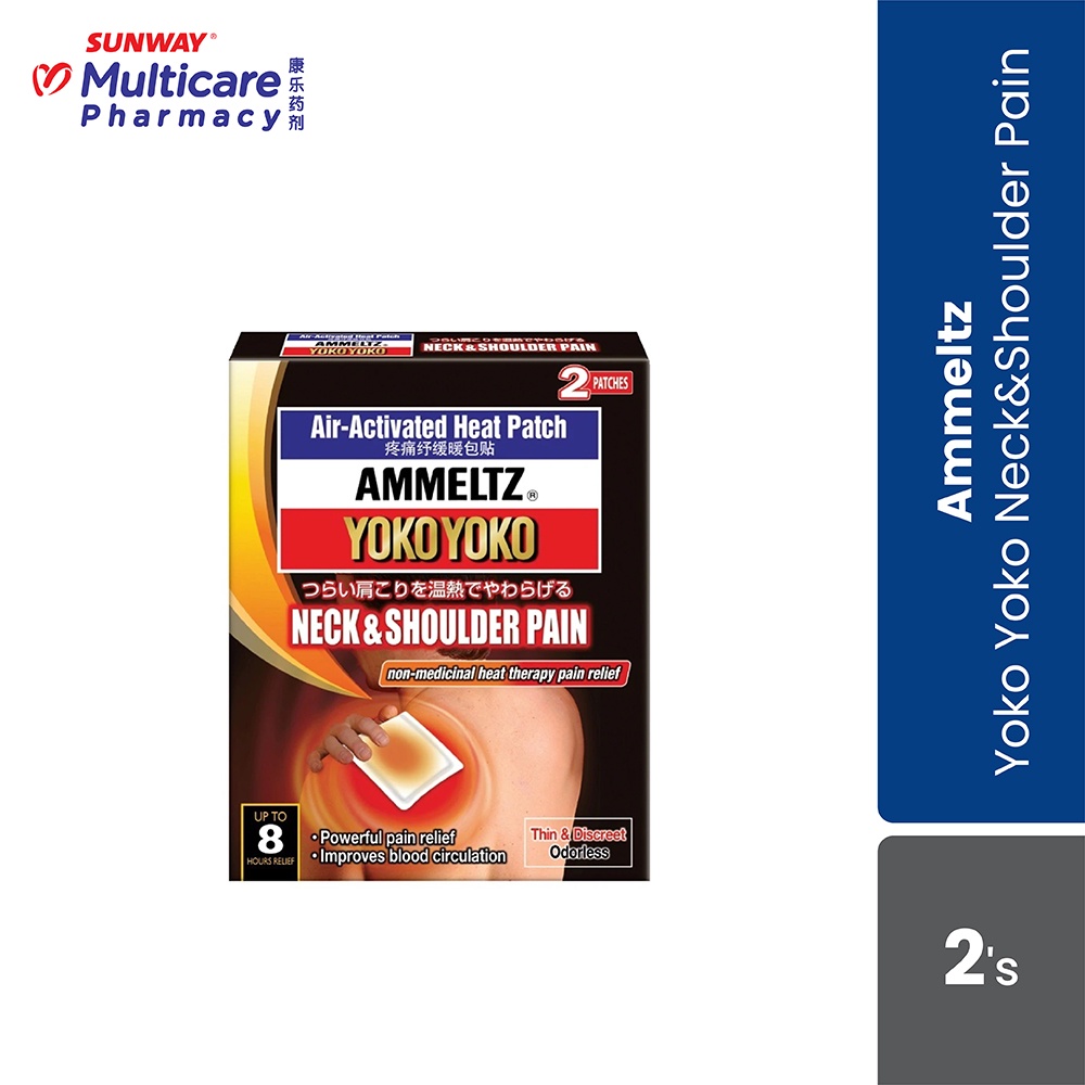 Ammeltz Yoko Yoko Neck & Shoulder Pain Plaster (2's) | Shopee Malaysia
