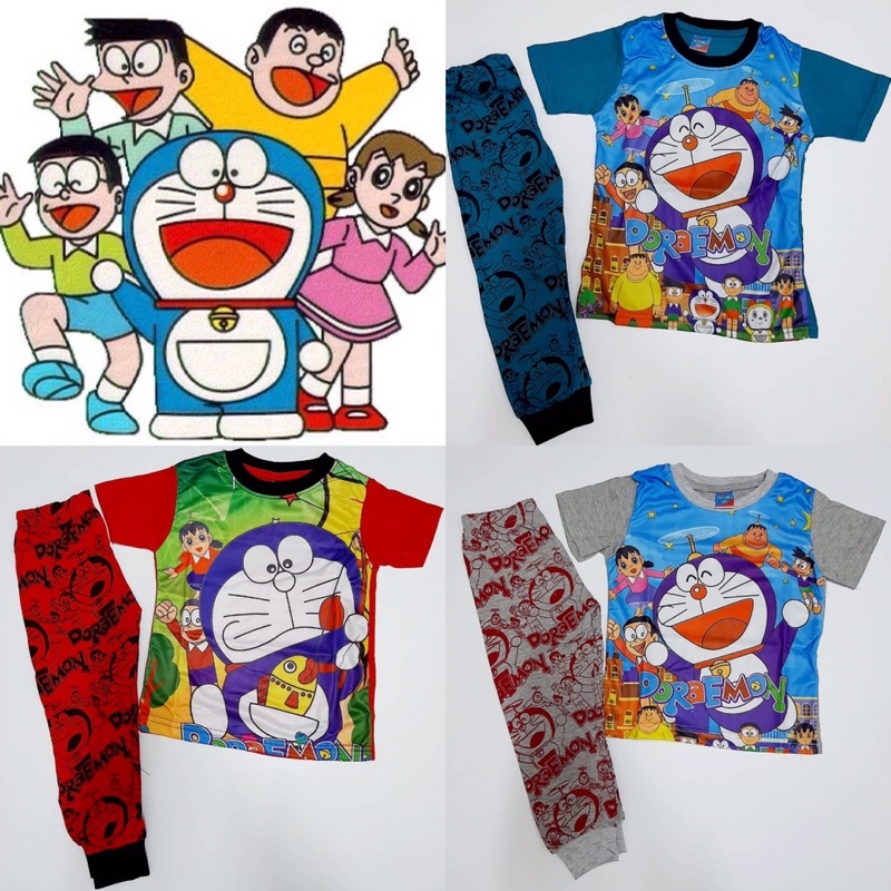 💥From MALAYSIA💥Clear stock Doraemon kids pyjamas | Shopee Malaysia