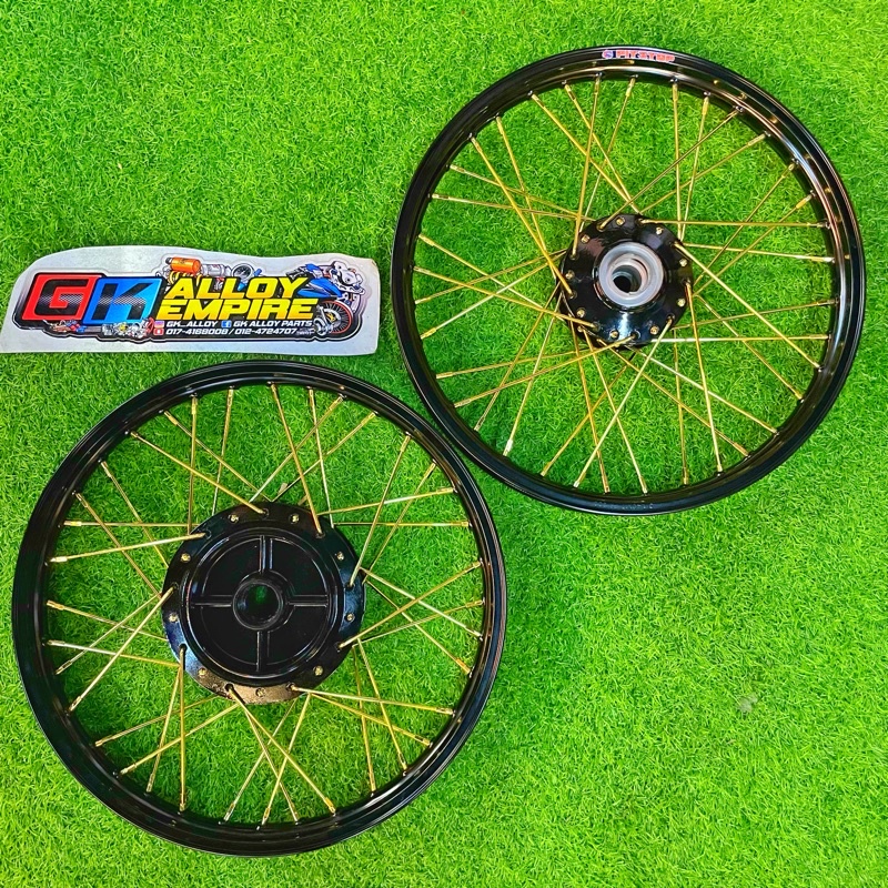SET RIM ALLOY 17 PNP MOTOR LAGENDA / LC DEPAN DAN BELAKANG MCM DALAM ...