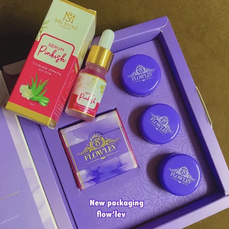 Flowlev skincare 4in1 + Serum | Shopee Malaysia