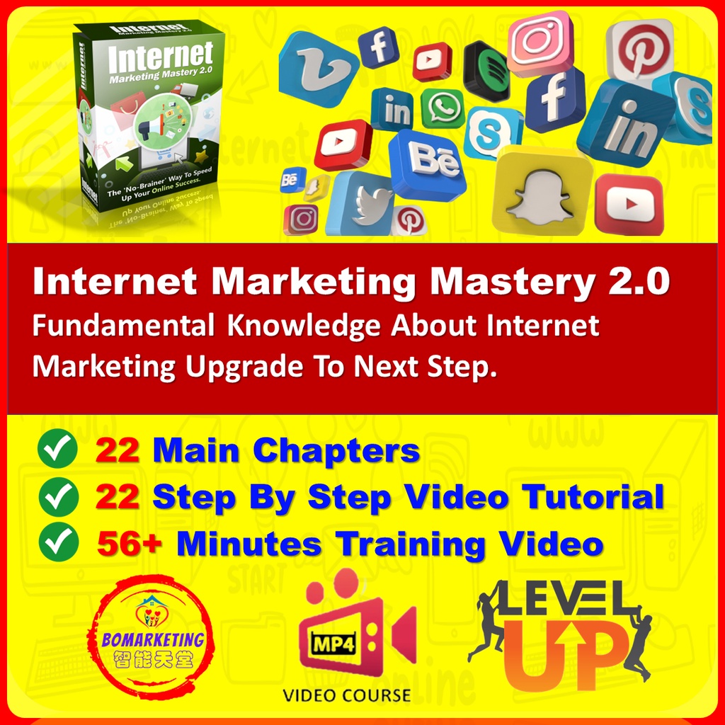 【𝗩𝗶𝗱𝗲𝗼 𝗖𝗼𝘂𝗿𝘀𝗲】 𝗜𝗻𝘁𝗲𝗿𝗻𝗲𝘁 𝗠𝗮𝗿𝗸𝗲𝘁𝗶𝗻𝗴 𝗠𝗮𝘀𝘁𝗲𝗿𝘆 𝟮.𝟬 | Shopee Malaysia