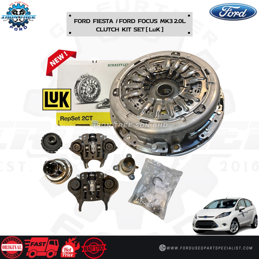 100%Original LuK Clutch Kit Full Set Ford Fiesta 1.5L 1.6L /Ecosport ...