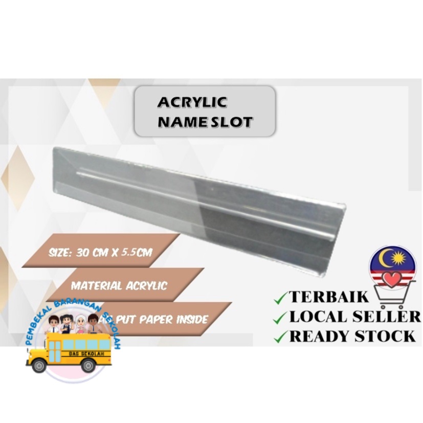 ACRYLIC NAME SLOT / Acrylic Double Sided V Shape Display Stand / Name ...
