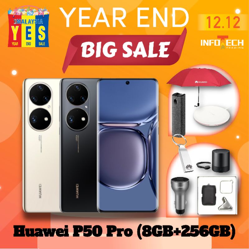 Year End Sale Huawei P50 Pro | 66W Super Charge | Leica Lens | 256GB Storage | 1 Year Huawei ...