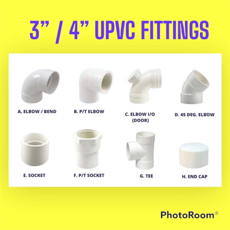R.Stock 3" 4" Plumbing UPVC Fitting Pipe Joint Connector Penyambung Paip Joint Paip Fittings🙌 ...