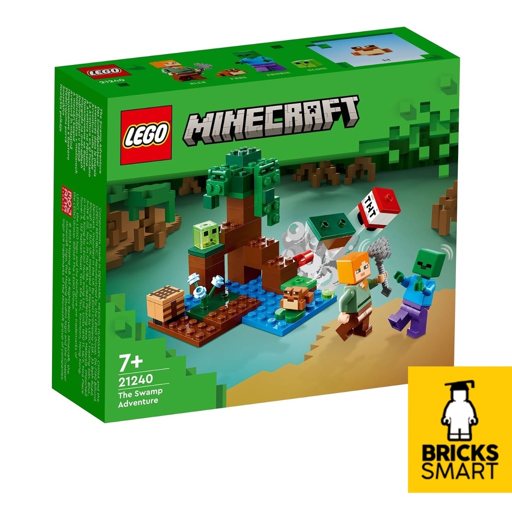 21240 LEGO Minecraft The Swamp Adventure (65 Pieces) | Shopee Malaysia