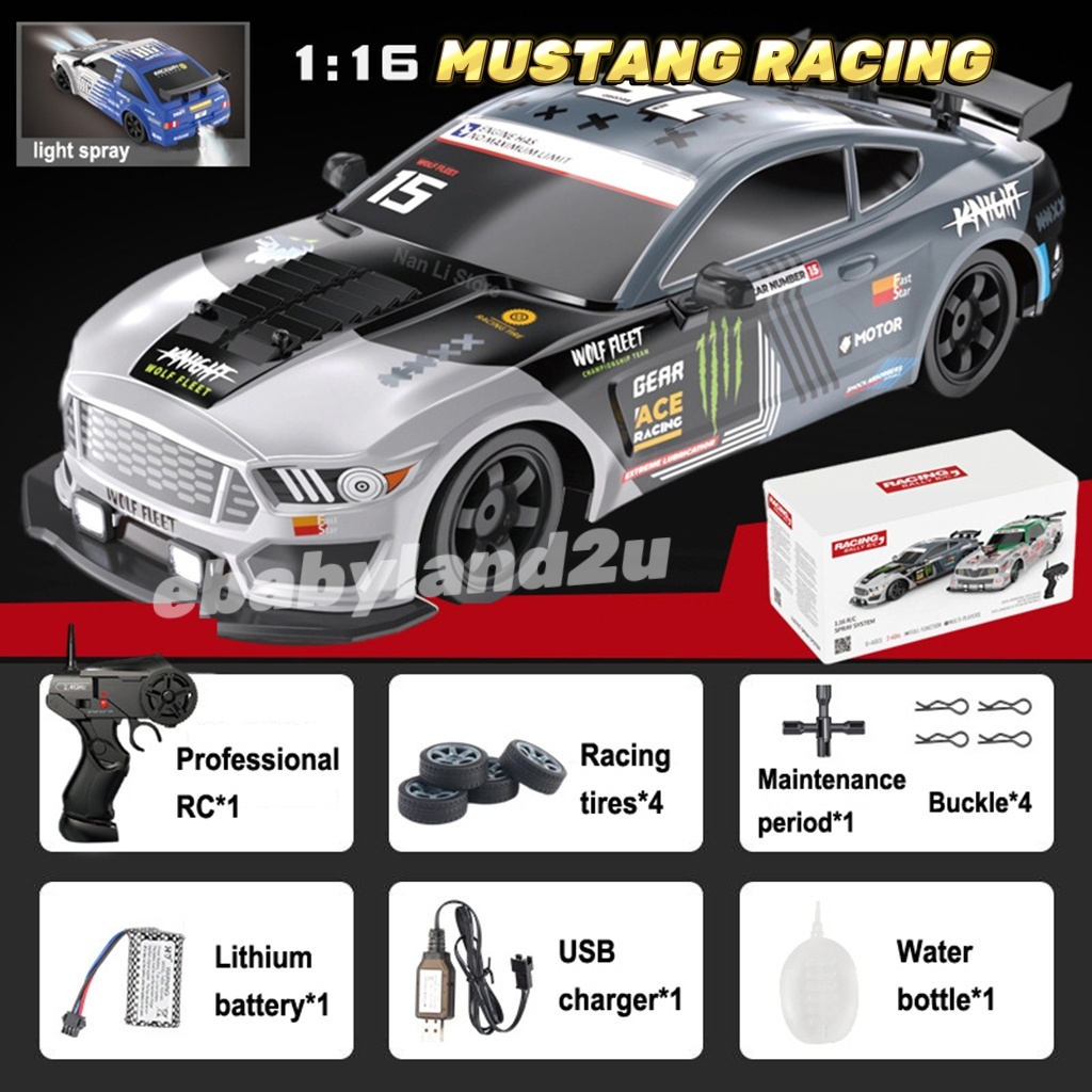 RC Drift 1:16 4WD 2.4Ghz High Speed Racing Car RC AE86 Drift GTR Drift ...