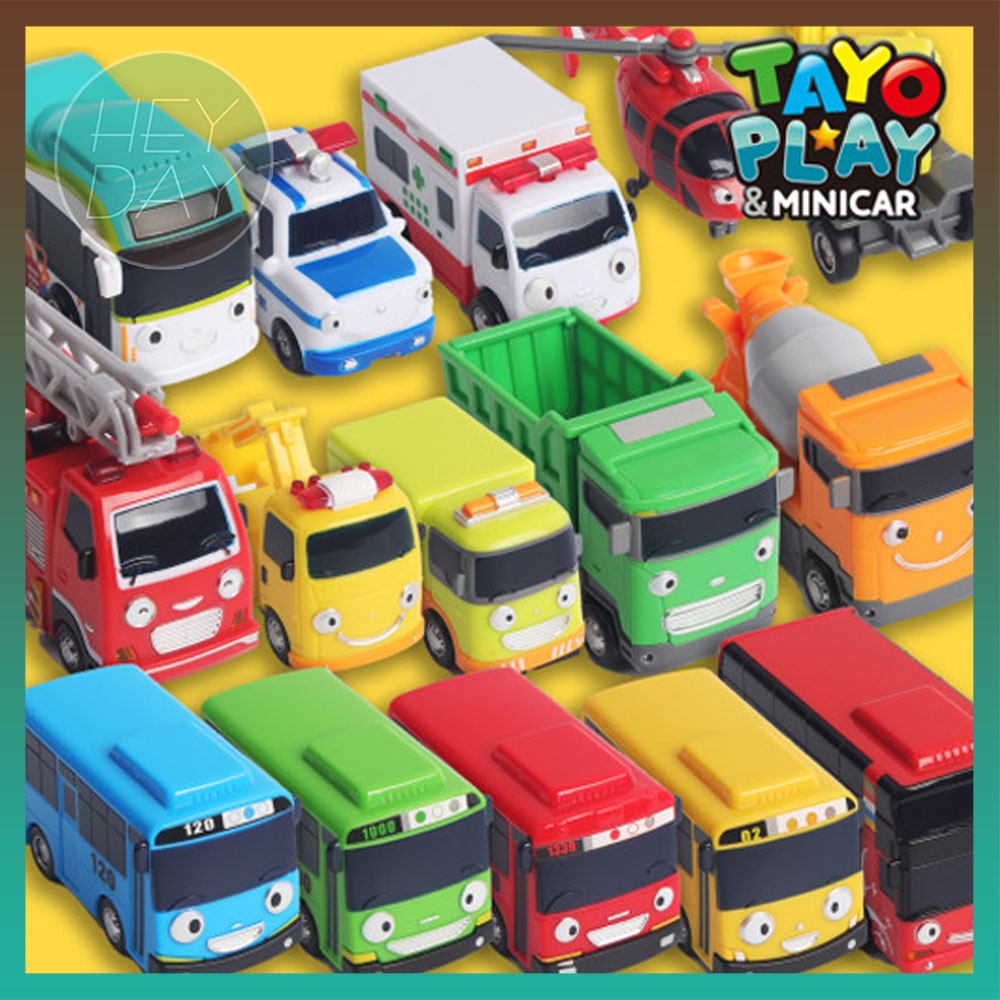 [Tayo The Little Bus] Full Back Gear Mini Cars 8 type/Speed/Heart/Iracha/Tony/Lani/Rogi/Rubby ...