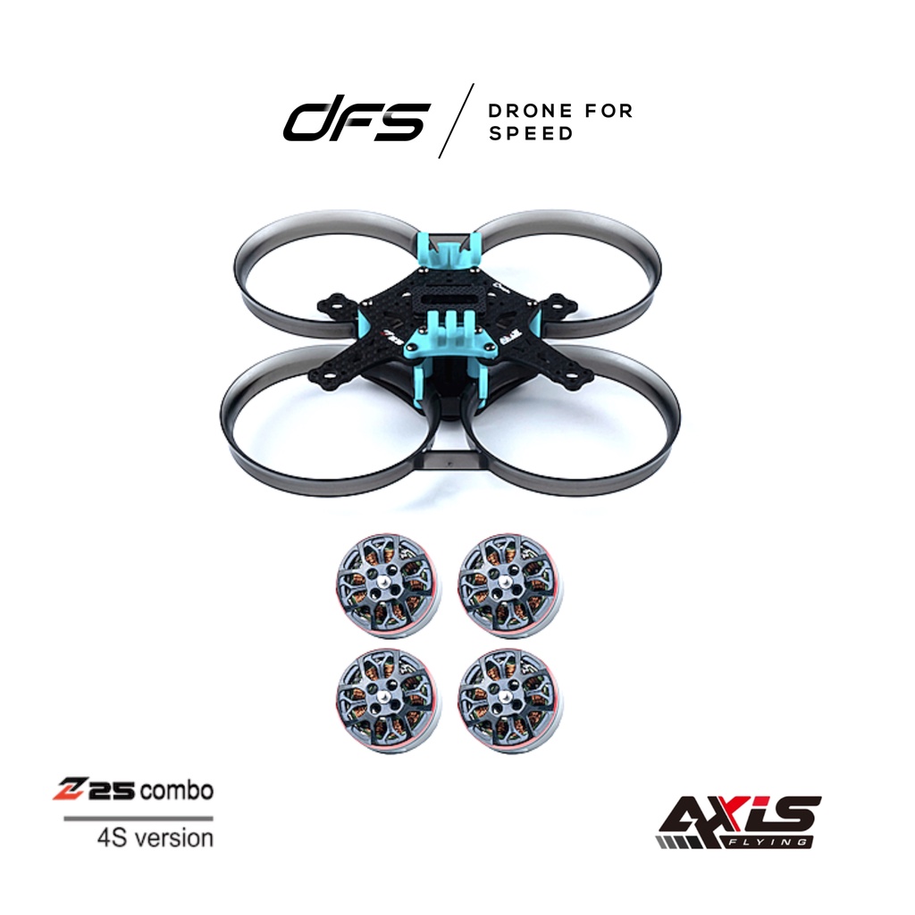 Axisflying Cineon Z25 / 2.5 Inch Frame Kit And C145 4S Motors Combo ...