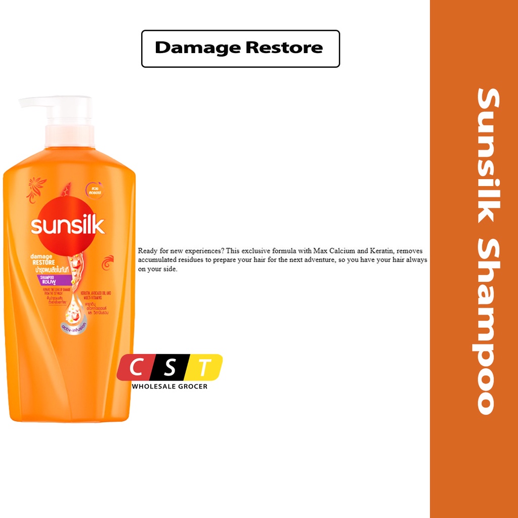 SUNSILK Damage Restore Shampoo 625ml | Shopee Malaysia