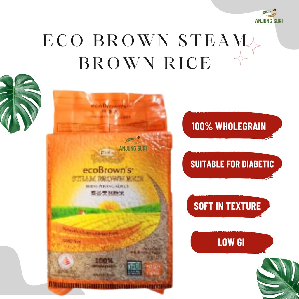 Eco Brown Rice Original Steam Multigrain Vacuum Pack Gluten Free Zero ...