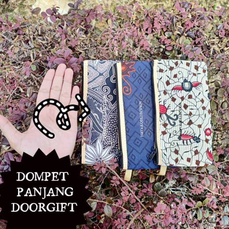 DOMPET BATIK DOORGIFT SAIZ PANJANG DAN PENDEK BERZIP MINI COIN PURSE ...