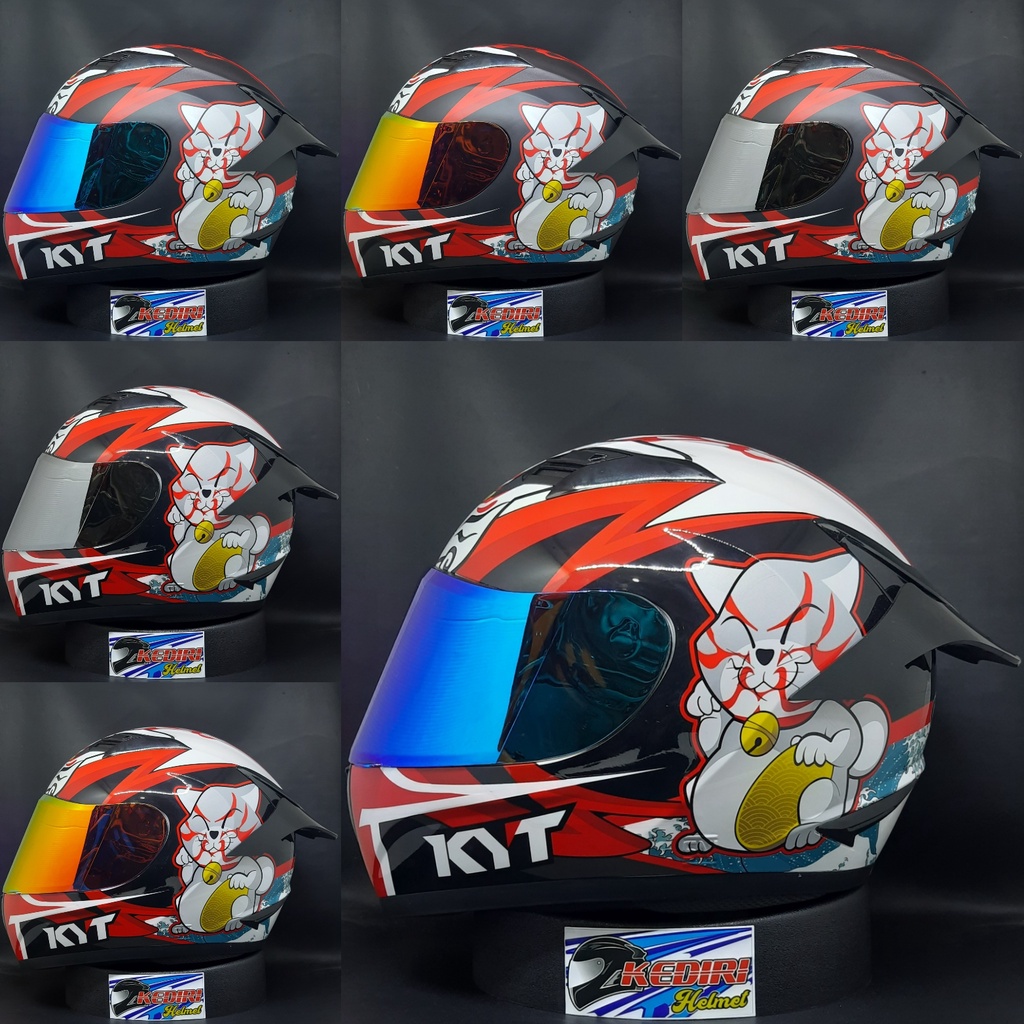 Kyt R10 KABUKI CAT helmet | Shopee Malaysia