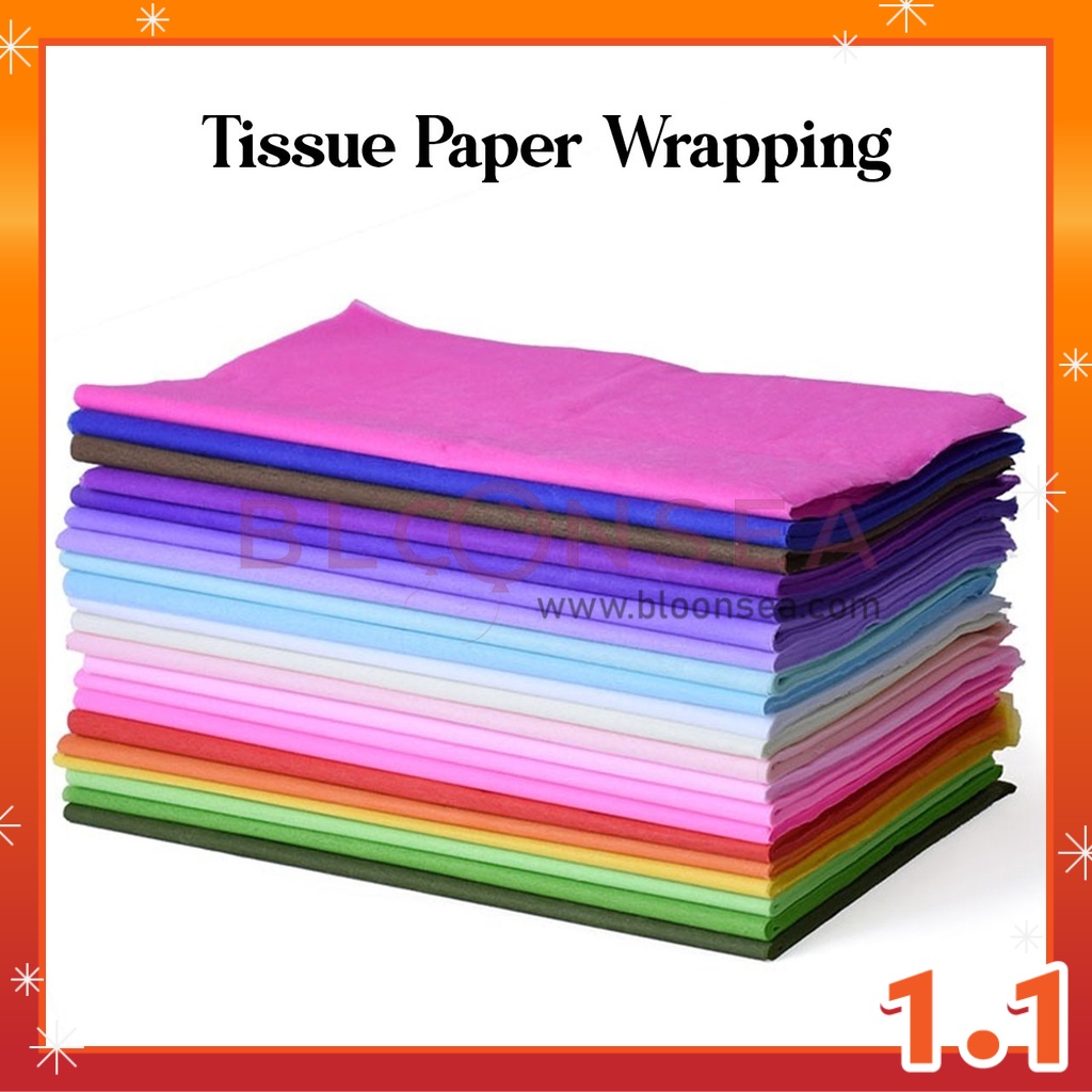 Tissue Paper Wrapping Flower Bouquet Florist Wrap Wrapper Box Birthday ...