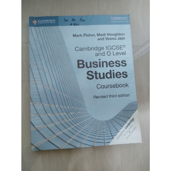 CAMBRIDGE IGCSE AND O LEVEL BUSINESS STIDIES COURSEBOOK AND REVISION GUIDE | Shopee Malaysia