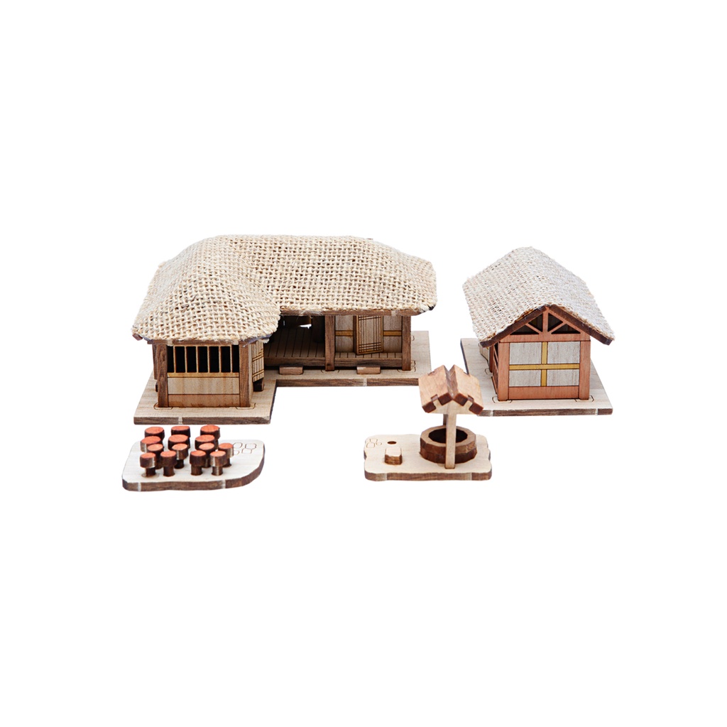 Youngmodeler Hobby Wooden Model Kits Korea Traditional Thatched House ...