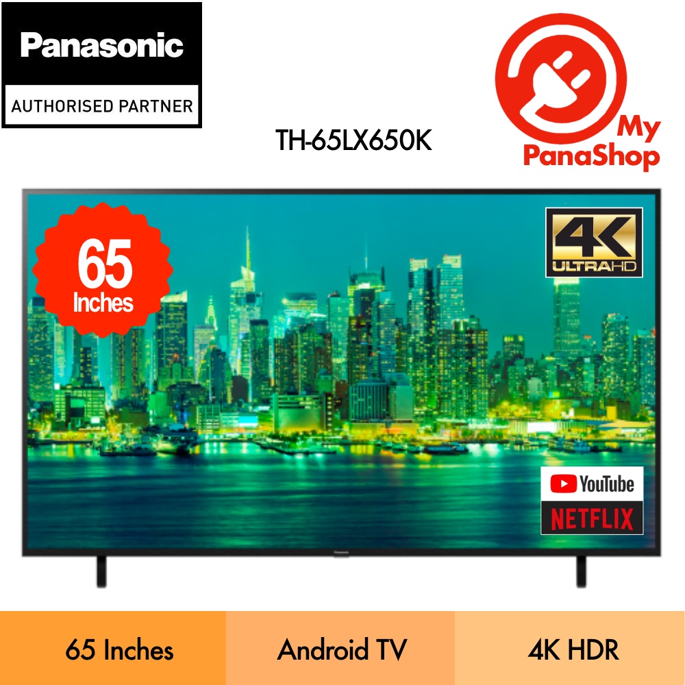 Panasonic 4K UHD HDR LED Android TV (65") TH-65LX650K | Shopee Malaysia