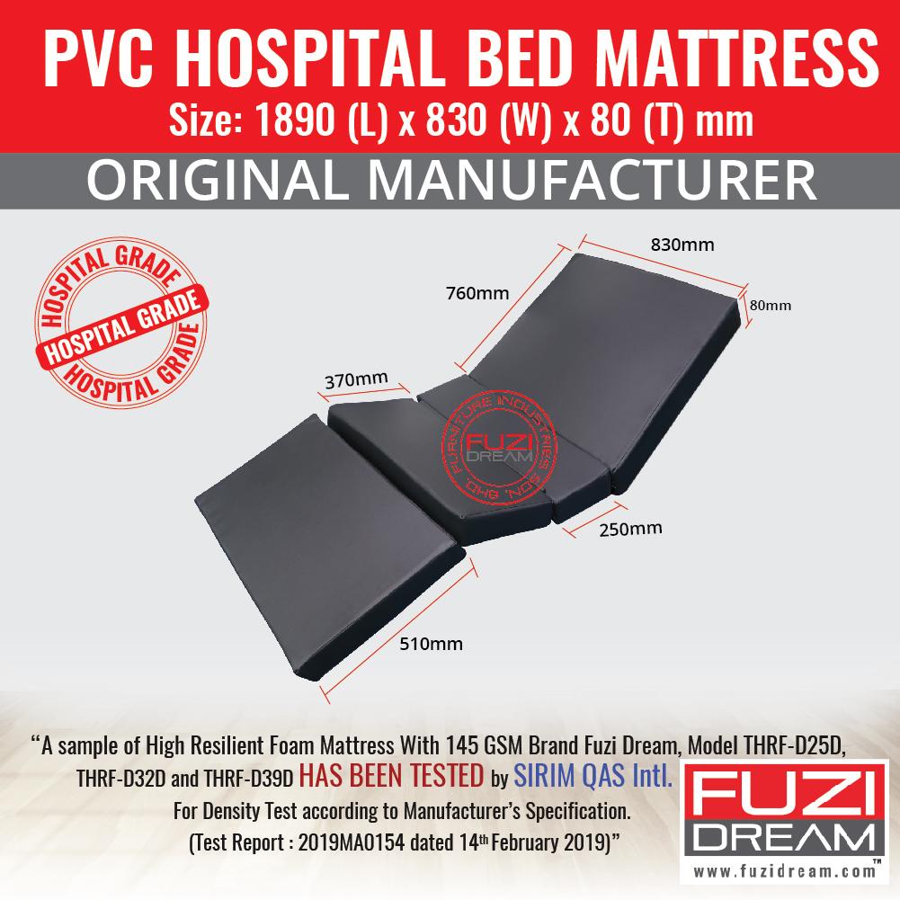 PVC HOSPITAL BED MATTRESS | TILAM KALIS AIR PVC DENGAN UJIAN SIRIM ...