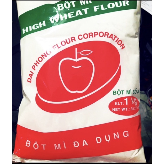 All-purpose flour No. 8 red apple 1kg | Shopee Malaysia