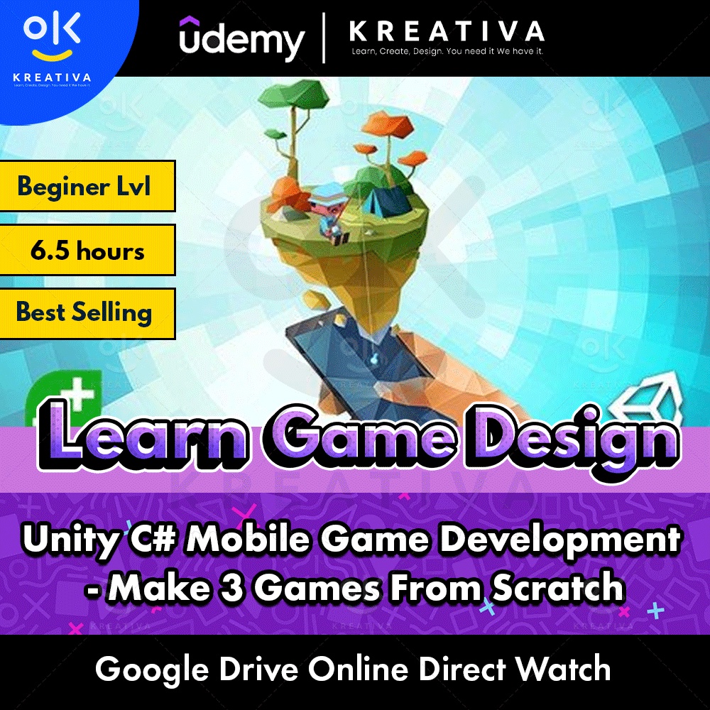 Learn Game Design | C# - Video Course - Unity C# Mobile Game ...