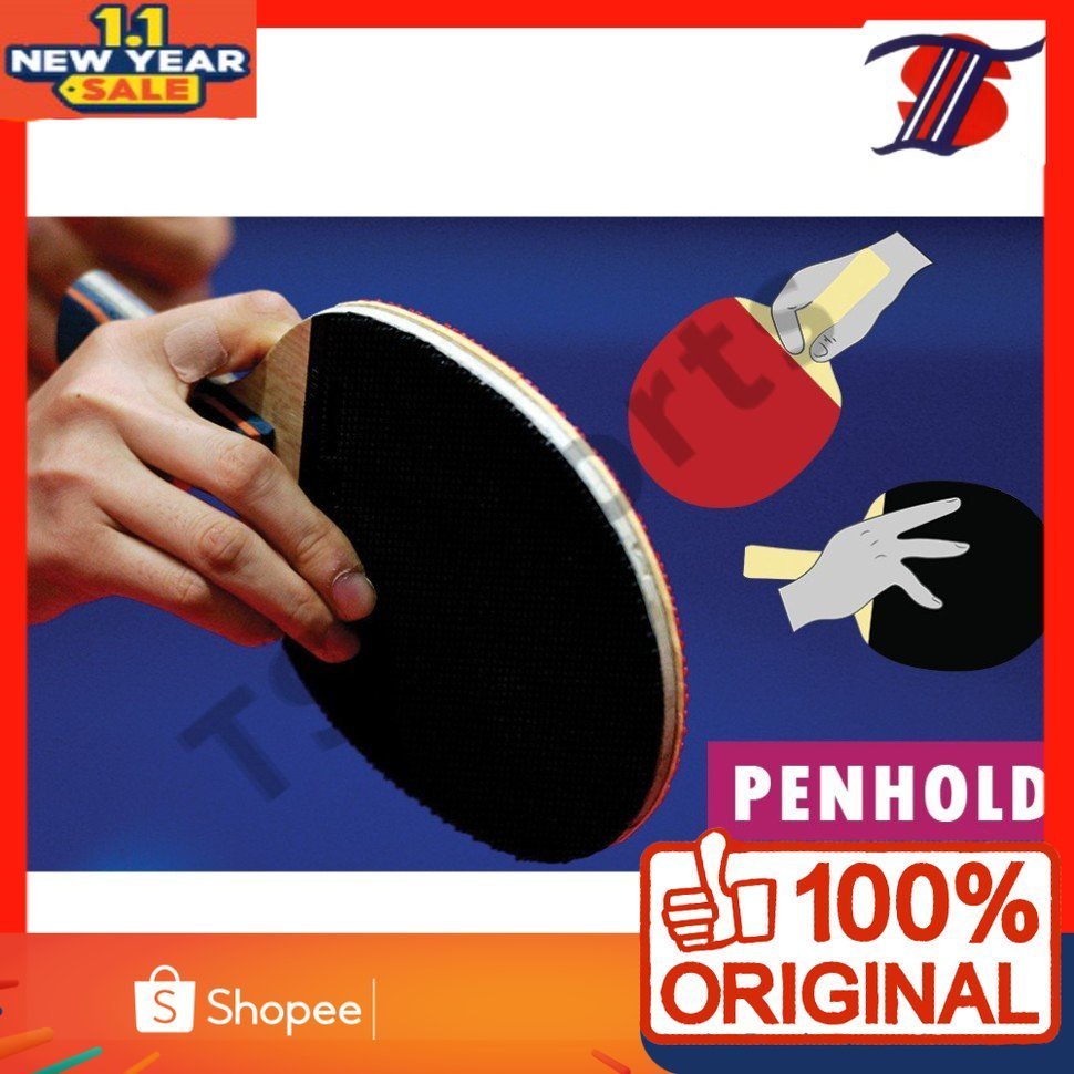 Butterfly ping pong bats penhold Biriba II-1 Table Tennis Racket Bat ...