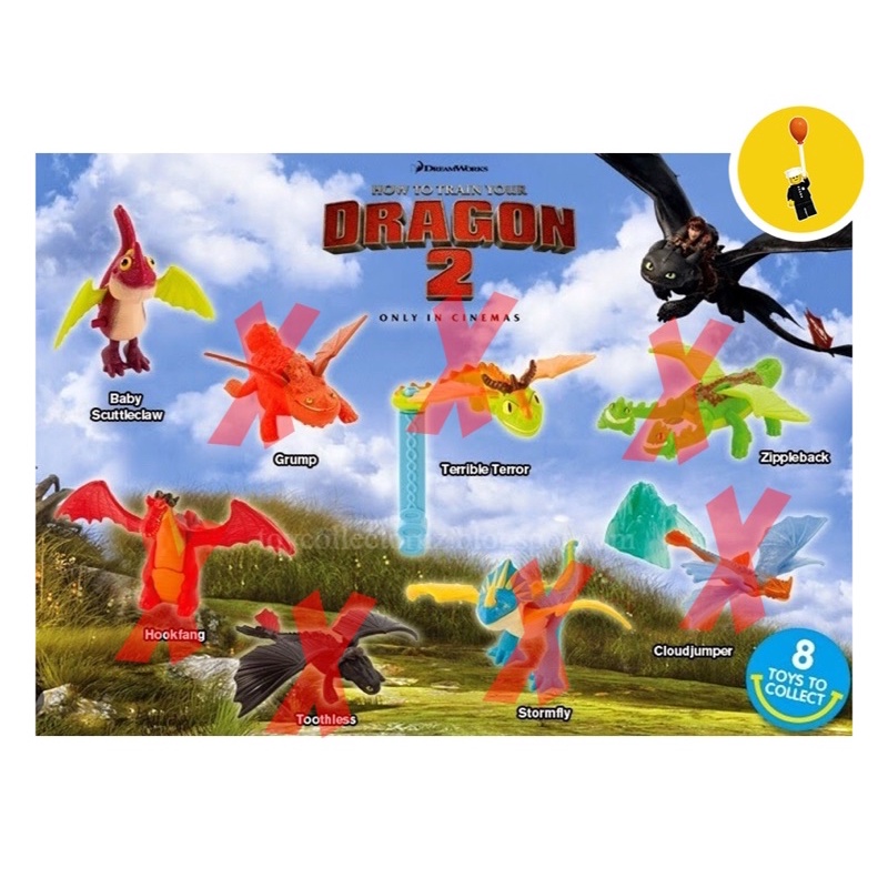 McDonald's McD Happy Meal Toy How to Train Your Dragon2 > Baby ...