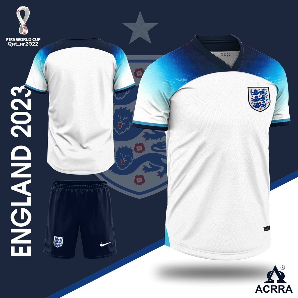 England WC2023 Football Sports Kit | Shopee Malaysia