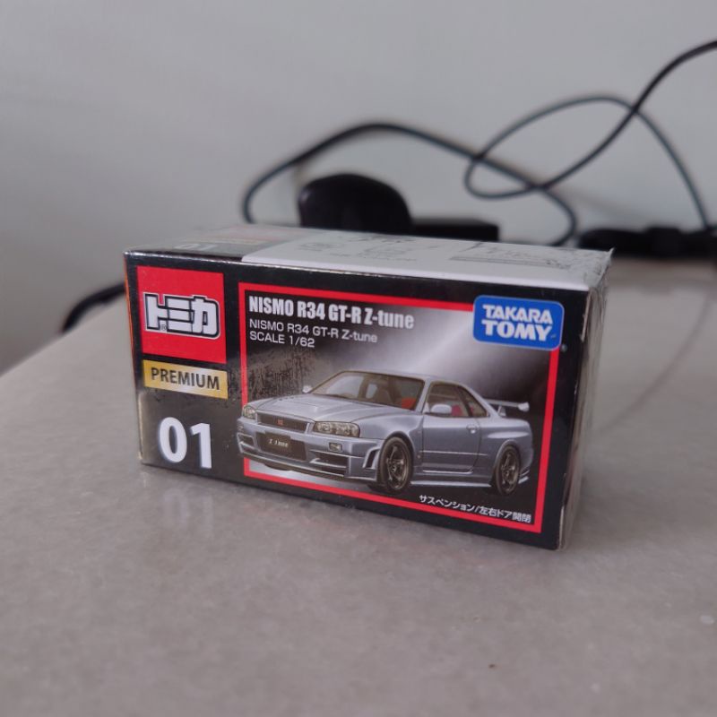 Tomica Premium Nissan Skyline GT-R R34 Nismo Z-tune V-spec II Nur Ztune Vspec 2 blue silver Z ...