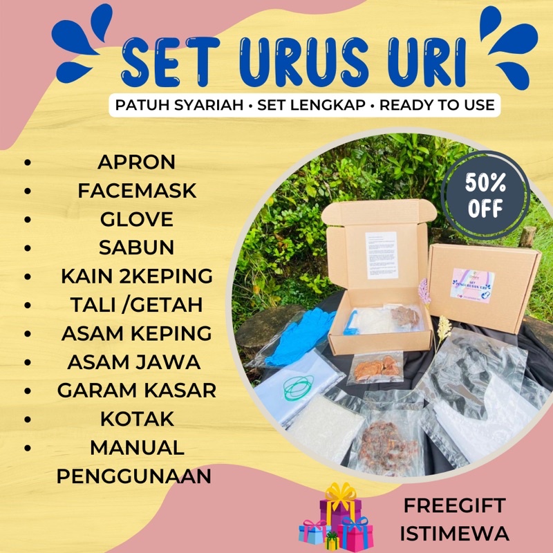 Set urus uri | Set Pengurusan uri patuh syariah | set uri bayi | set ...