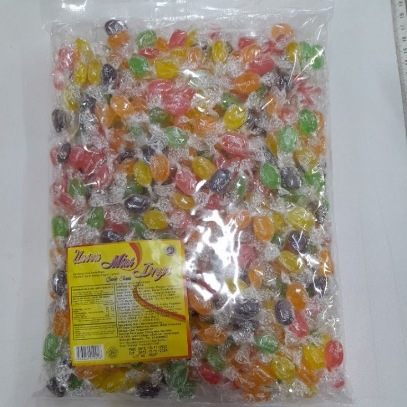 UNION MINI DROPS, KEMBANG GULA ANEKA RASA (STROBERI, JERUK, NANAS ...