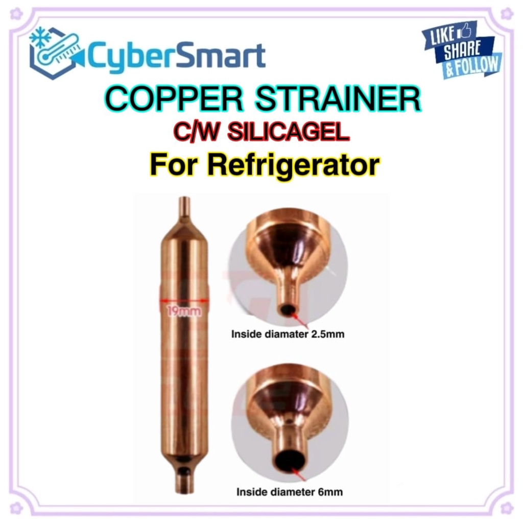 Refrigerator Freezer, Fridge Filter Drier Copper Strainer with ...
