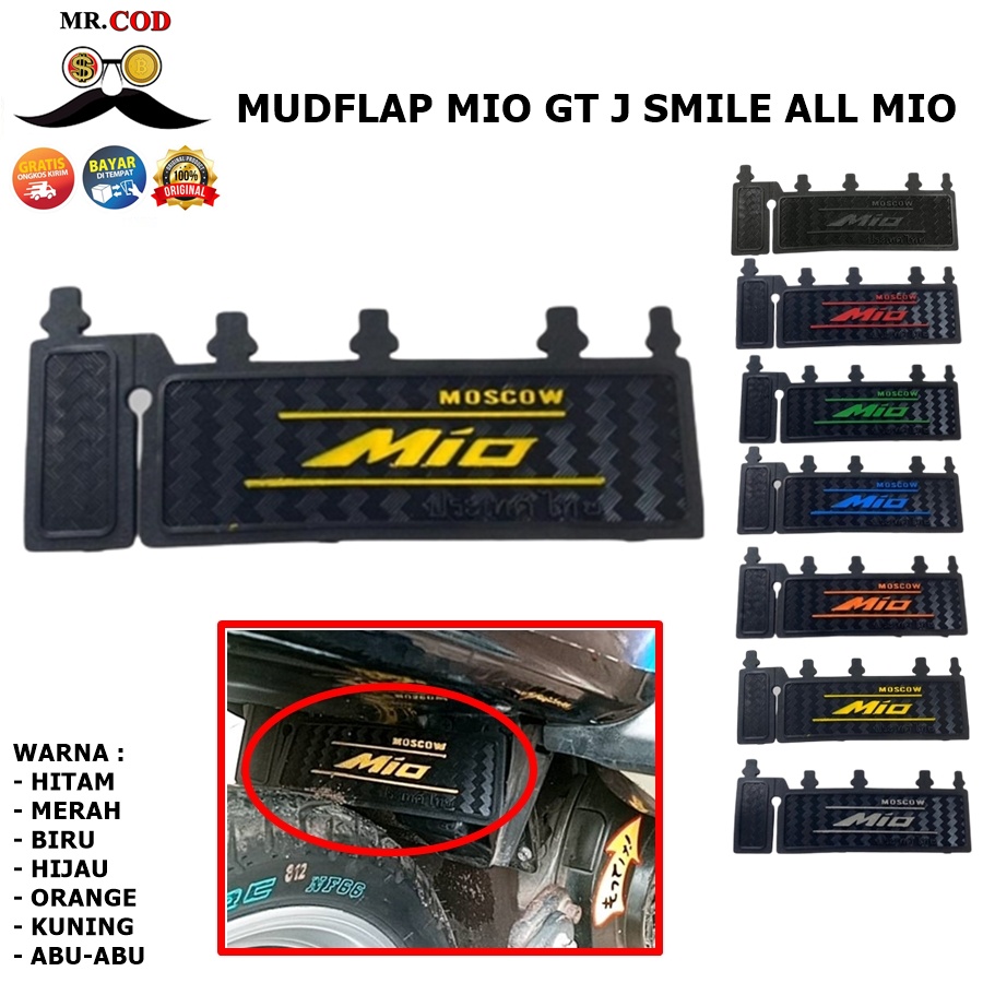 Mudflap MIO Z J GT SOUL M3 125 MUDLAP MUD LAP FLAP MUD Retainer Rubber ...