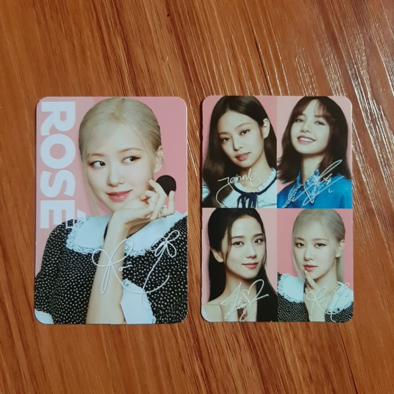 Photocard BLACKPINK X OREO OFFICIAL JENNIE ROSE JISOO LISA, OREO X ...