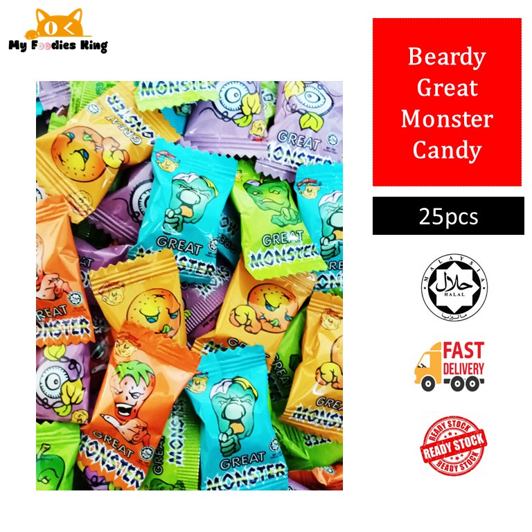 Gula gula Torrone candy 25pcs Milkiss milk Rico homark Fruits Barley ...