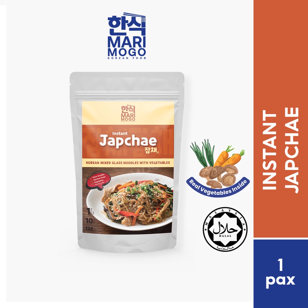 MariMogo Instant Japchae Halal: Halal Instant Japchae with Dried ...