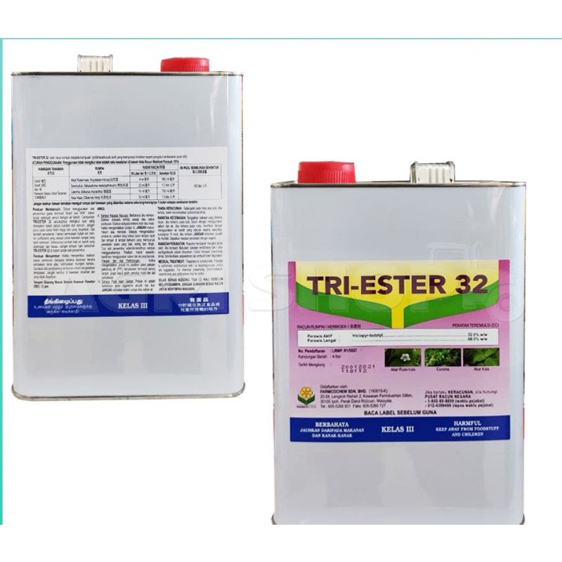 Tri Ester 4L /Kenlon 4L Triclopyr-butotyl 32% Racun Pokok (Ready Stock ...