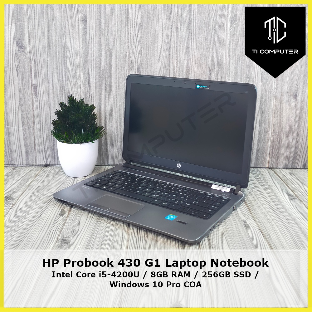 HP Probook 430 G1 Intel Core i5-4200U Gen 8GB RAM 256GB SSD Laptop ...