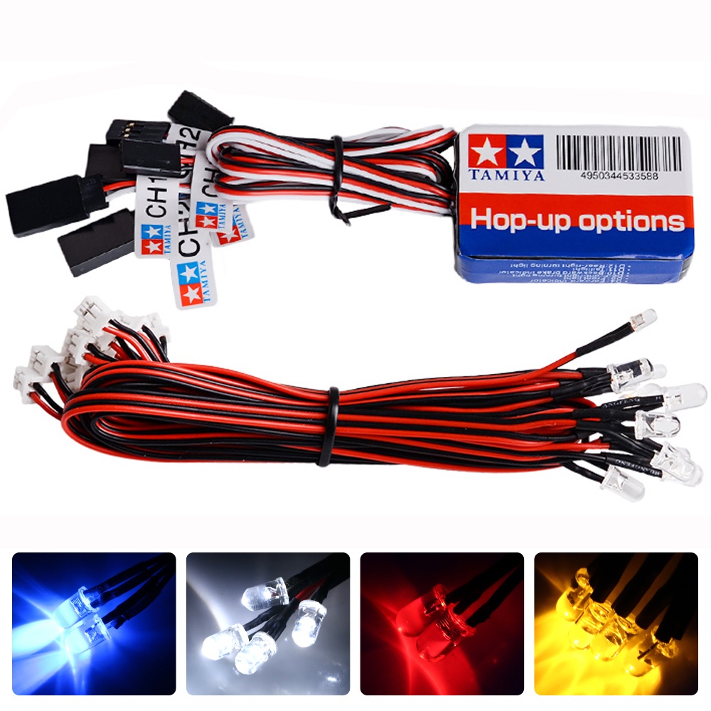 Smart Simulation Flash Light /12 LED Lighting Kit For 1/10 Scale Drift ...