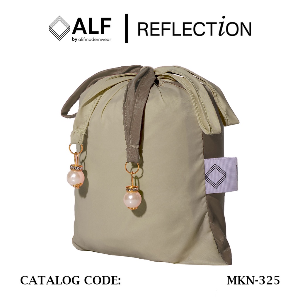 Alif-zipper MINI TWO TONE Parachute PREMIUM KOREA TRAVEL - WAFER (MKN ...