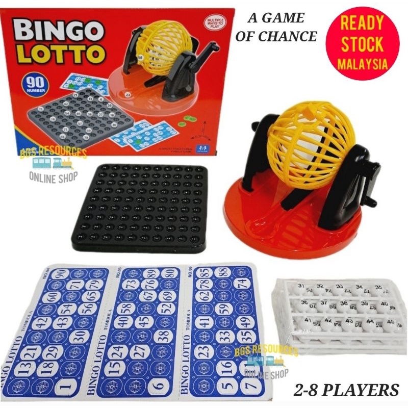 NEW BINGO LOTTO TRADITIONAL FAMILY GAMES 90 NUMBER MULTIPLAYER MINI ...
