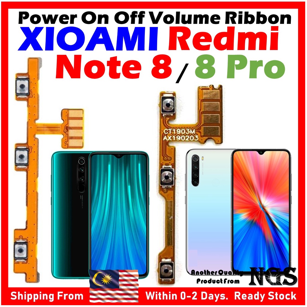 ORl NGS Brand Power On Off Volume Flex Cable Ribbon For XIAOMI Redmi ...