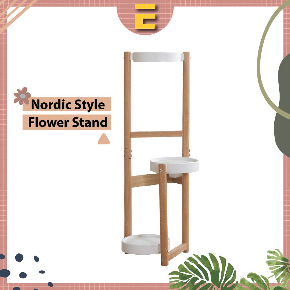 [EC] Nordic Style Flower Rack Placement Rack Indoor Multi-Layer Flower ...