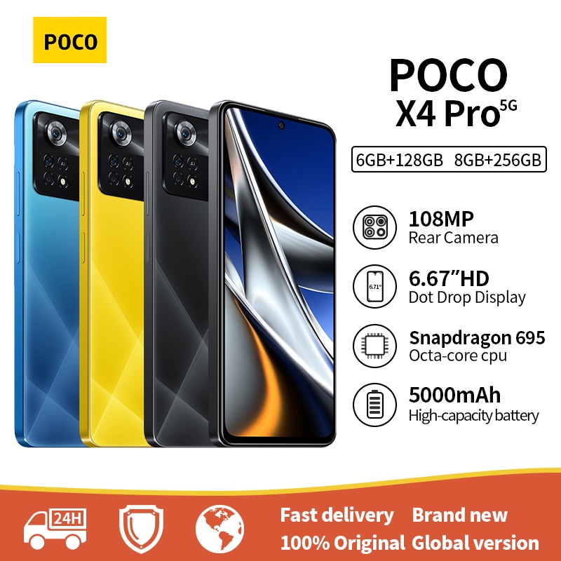 Global Version POCO X4 Pro 6+128GB/8+256GB 120MP Triple Camera ...