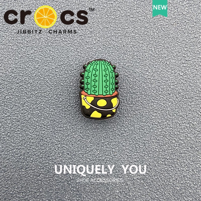 crocs jibbitz charms Green Plant Flower Series Shoes Hole Accessories ...