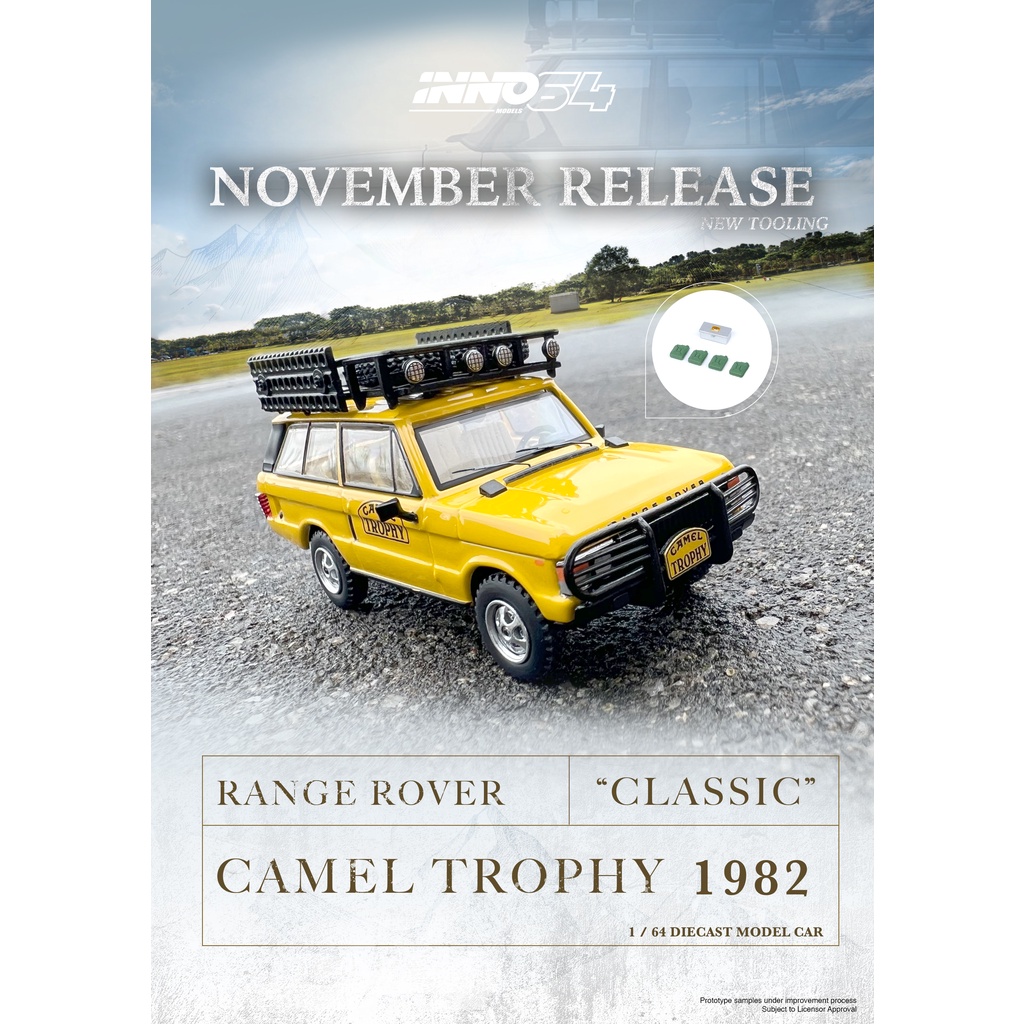 INNO MODELS INNO64 1/64 RANGE ROVER CLASSIC CAMEL TROPHY | Shopee Malaysia